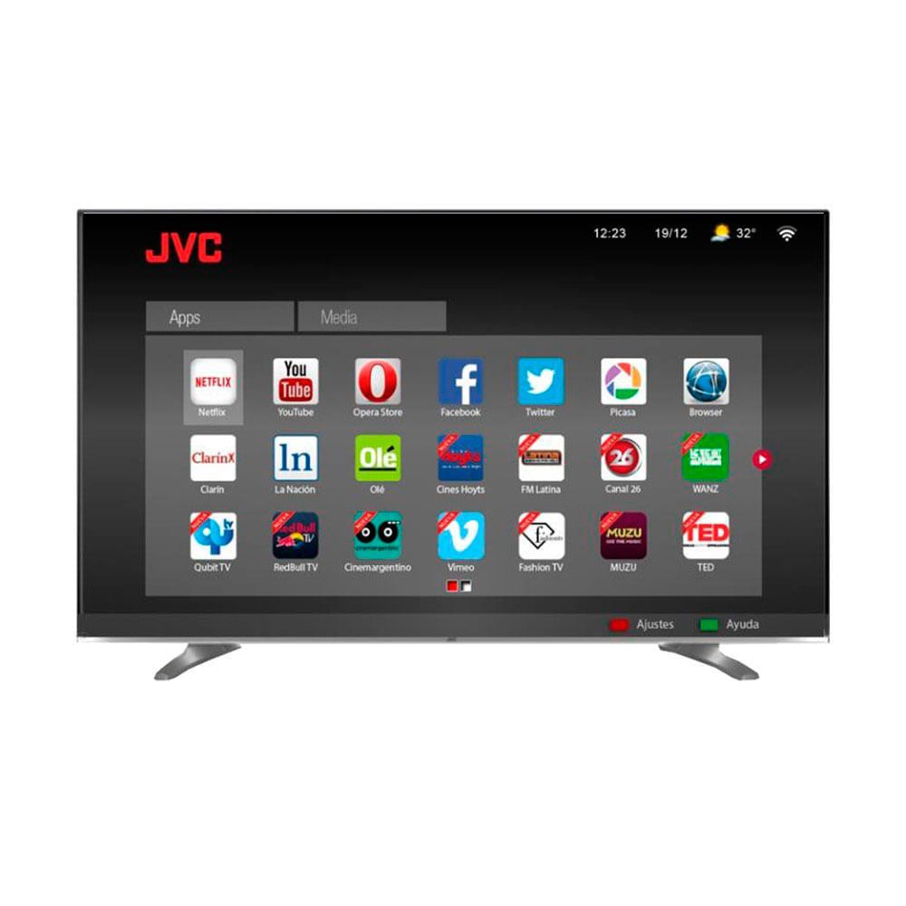 Tv Color Jvc Led 32' Smart Lt32da760 | Petenatti Hogar