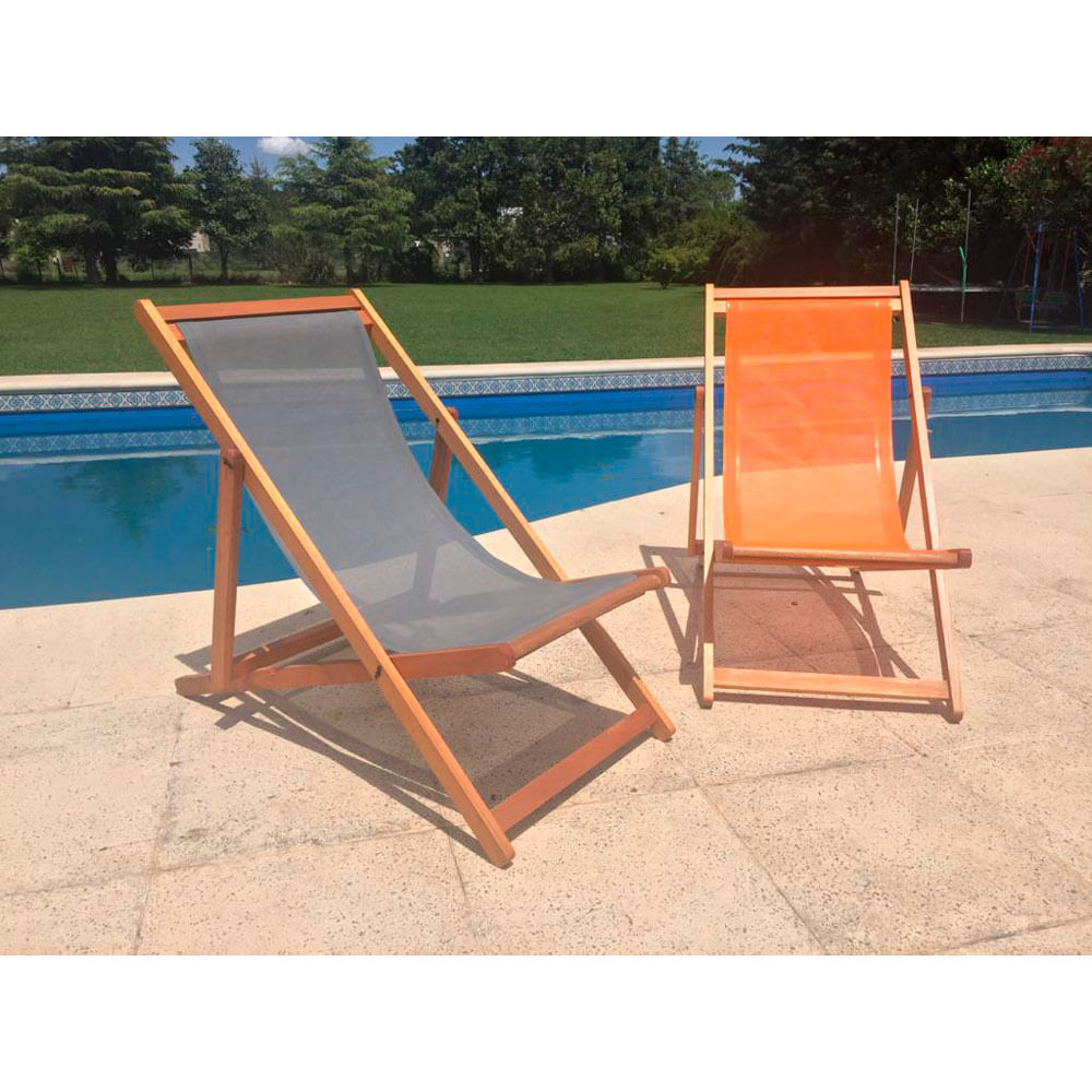 Reposera Pergamino 2 Posiciones Babilonia Madera