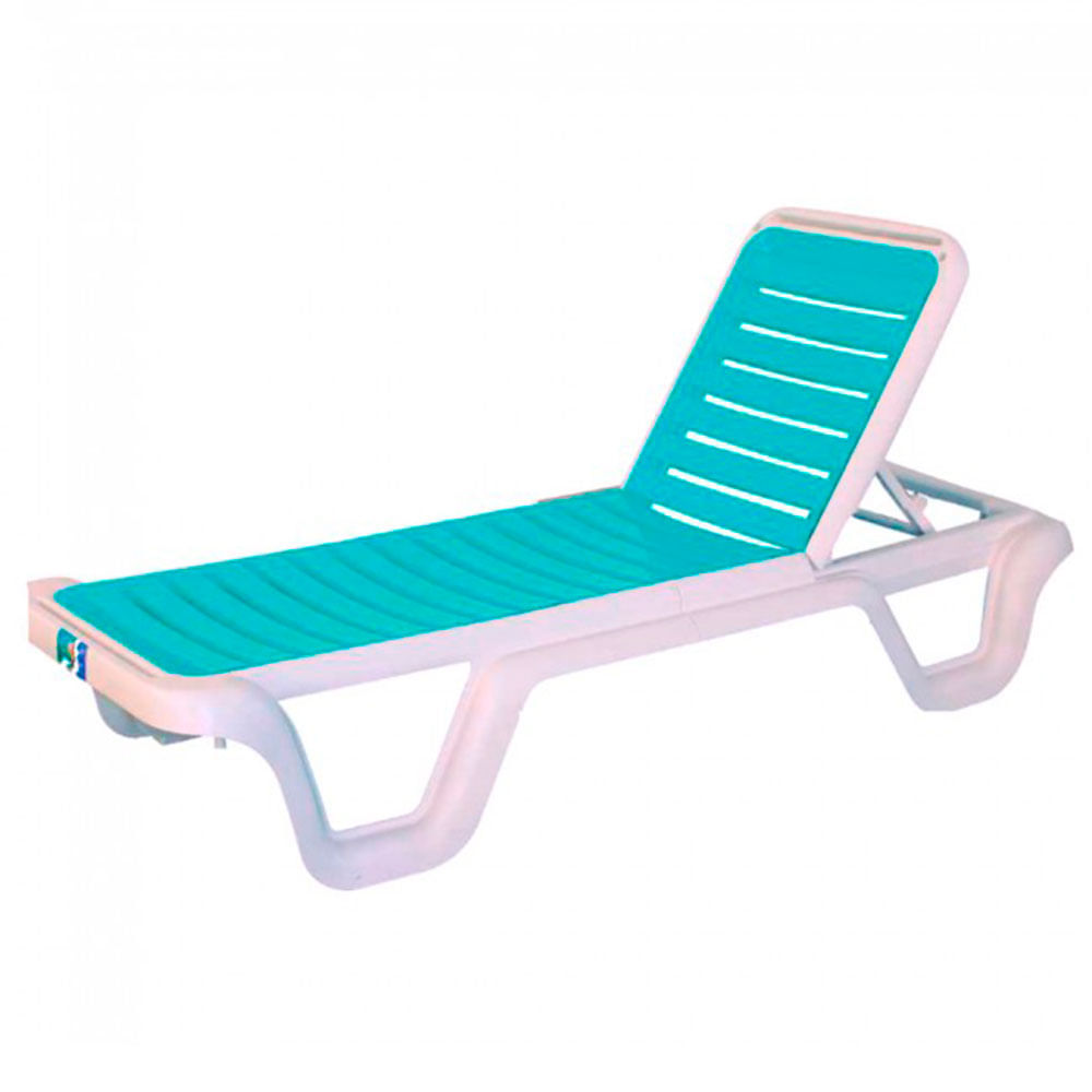 Reposera Voss 2000 Hawaii Blanca Verde