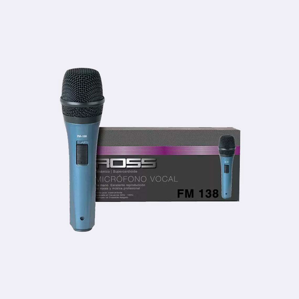 Microfono Ross Fm-138 Dinamico