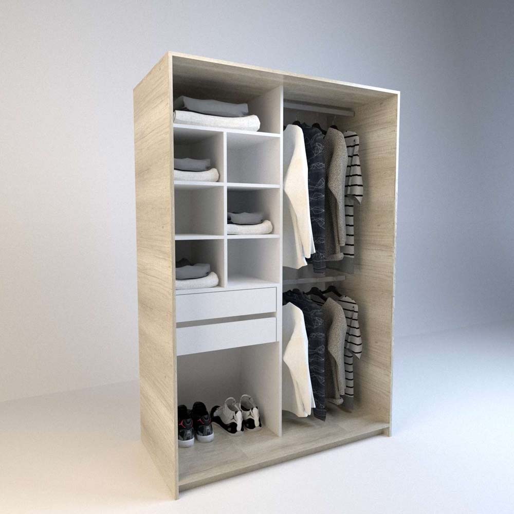 Vestidor Tables 6511 1.20 2c Nevado/everest