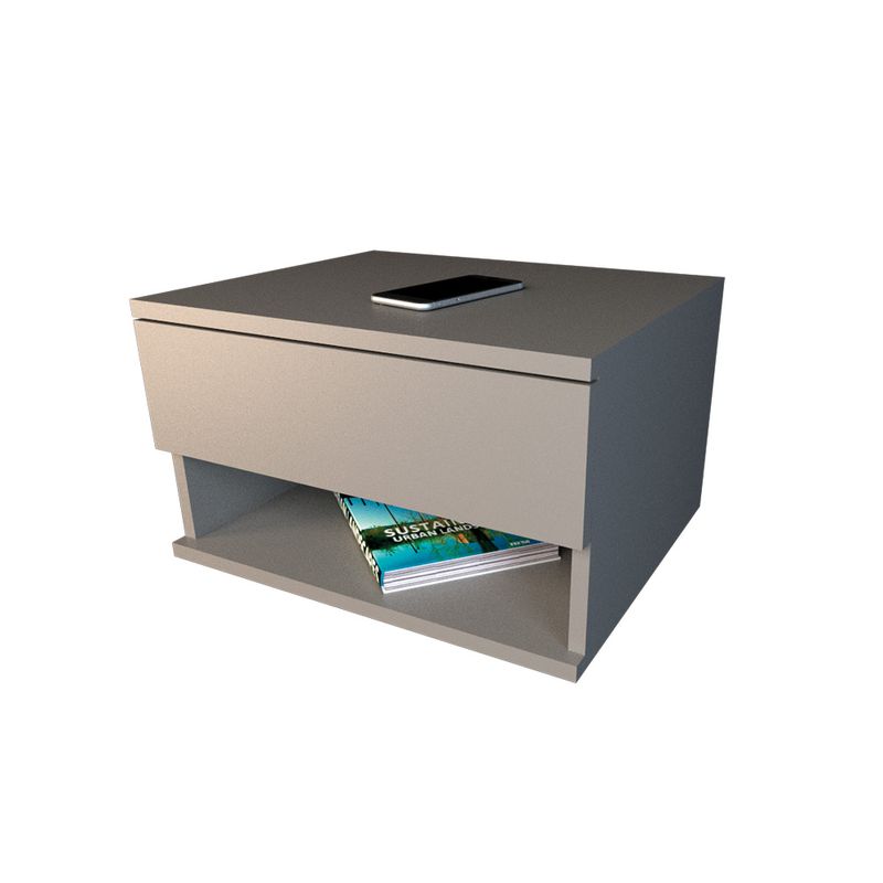 Mesa De Luz Tables 6448 1c Gris